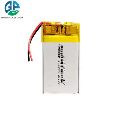 Китай KC CB IEC62133 LP603050 Пакет аккумуляторных батарей 900mAh 3.7 v Полимерная литийная батарея продается