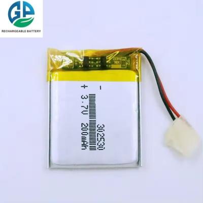 Cina 302530 3.7V 200Mah Batteria al litio ricaricabile KC UN38.3 Certificato in vendita
