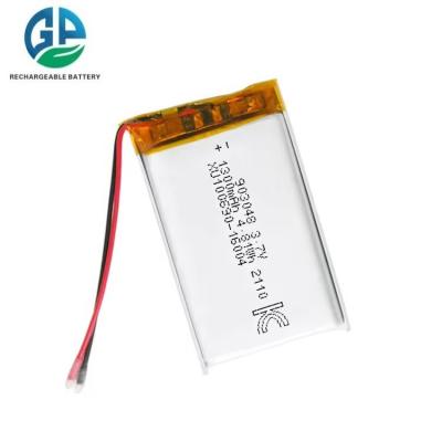 China High Discharge Rate Battery 3.7V 1300mah 30CMax60C Rechargeable 903048 3.7v single cell lithium polymer battery for sale