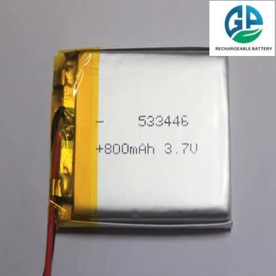 Китай Аккумулятор с высоким уровнем разряда полная емкость KC 533446 800mAh перезаряжаемая ли-полимерная батарея продается