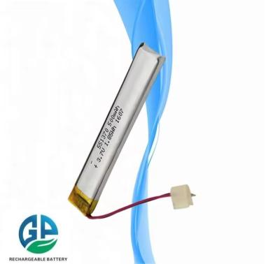 China Li Polymer KC Rechargeable Lipo Battery 551370 Lipo Battery 3.7v 500mAh Battery For LED Cupboard Lig for sale