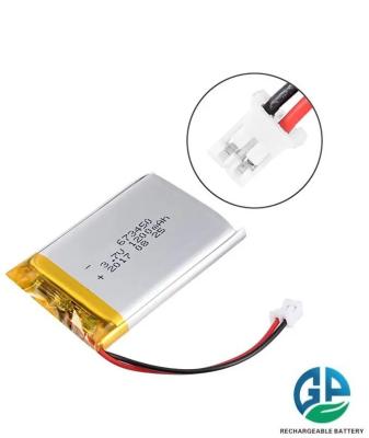 Cina 3.7v Batteria ricaricabile ad alta capacità 1200mah 673450 Batteria agli ioni di litio polimerica per dispositivi elettronici di consumo in vendita
