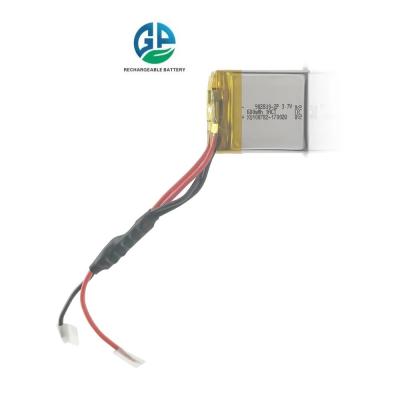 China KC IEC62133 Approve High Capacity 3.7V 650mAh Lithium Ion Polymer Battery 902830 For Radio Control Toys for sale