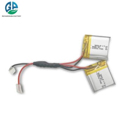 China KC IEC62133 Approve High Capacity 3.7V 650mAh Lithium Ion Polymer Battery 902830 For Radio Control Toys for sale