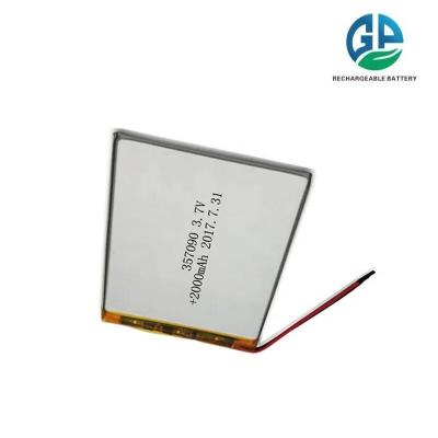 China Li-ion-polymerbatterij met een hoge capaciteit 2500mAh Li-polymerbatterij 3.7v 357090 voor tablet Te koop