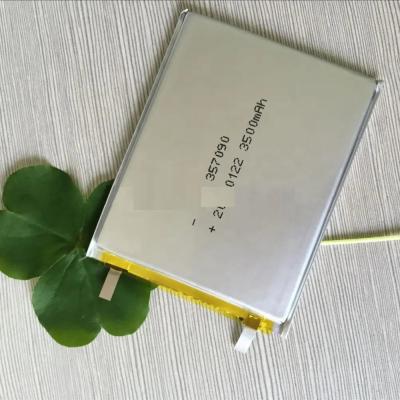 China Li-ion-polymerbatterij met een hoge capaciteit 2500mAh Li-polymerbatterij 3.7v 357090 voor tablet Te koop