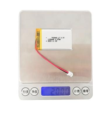 Китай KC IEC62133 Одобрить 3.7V 1100mAh 703048 Низкотемпературная липоаккумуляторная батарея перезаряжаемая батарея пакет липолимерная батарея продается