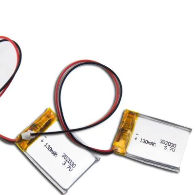 China Rechargeable For Smart Watch Lithium Polymer Battery Pack KC Certified  302030 682030 502030 602025 Rechargeable Lithium li ion polymer 382527 3.7v 130mah battery li-polymer cell for sale