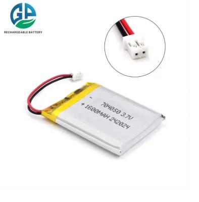 中国 高放電率 バッテリー 30C 704050 3.7v 1600mah パワー リモコン 高品質 リチウムイオンポリマー デジタル バッテリー 販売のため
