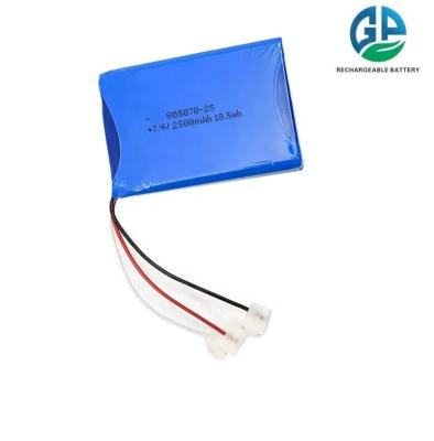 China KC UL 605070 7.4V 2500mah Li-Polymer Lipo Li-Ion Batterijpakket Slimme medische hulpmiddelen Pouch Grootte 7.4V 2500mah Cylindrische batterijcel Te koop