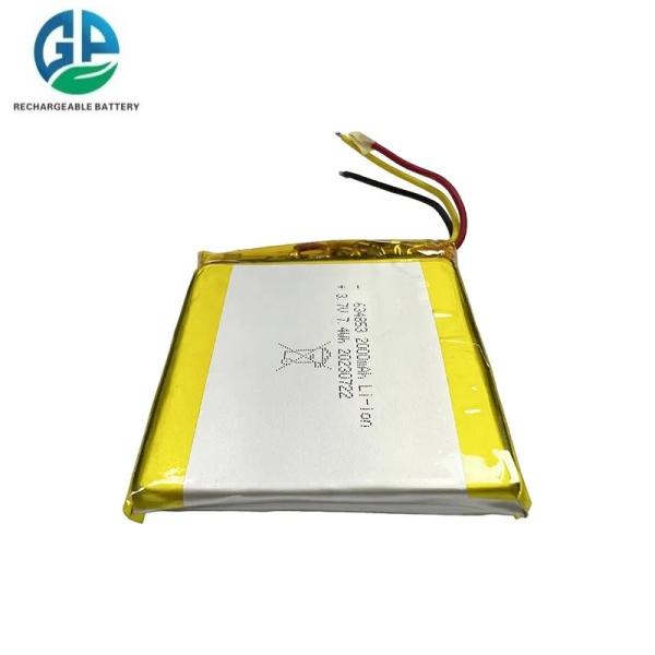 3.7v Rechargeable KC Lithium Polymer Battery 2000mah High Capacity Lipo Battery 634853 3.7v 2000mah