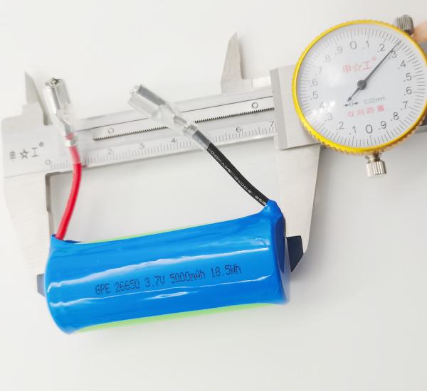 Rechargeable Lithium ion Battery pack 26650 5000mAh Battery Cell 3.7v Cylindrical Battery