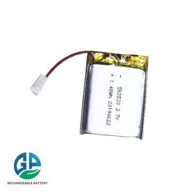 China KC Power Tool Battery 552530 3.7v 4.2v 400mah Lithium Lipo Battery Oem 3.7V Rechargeable Li Ion Cell Lipo Battery for sale