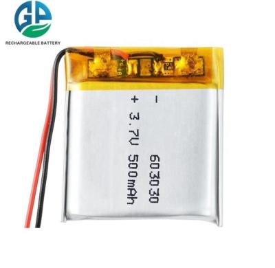 China KC CB High Discharge Rate Battery 3.7V 550mah 30CMax60C Rechargeable Lithium-Ion Polymer Battery  Large Capacity 603030 550mah 3.7v for sale
