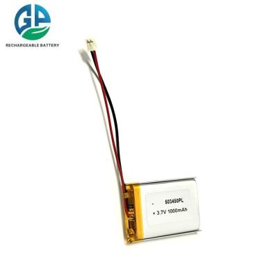 China 3.7 V 1000mah Lithium Polymer Lipo Rechargeable Battery 503450 Lithium Polymer Cell Battery 3.7volt for sale
