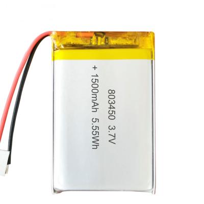 Китай Батарея 3,7 v 1500mah 803450 Lipo продается