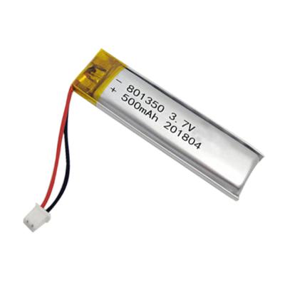 Cina Batteria ricaricabile 3.7V 500mAh di 801350 Lipo per l'apparecchio medico in vendita