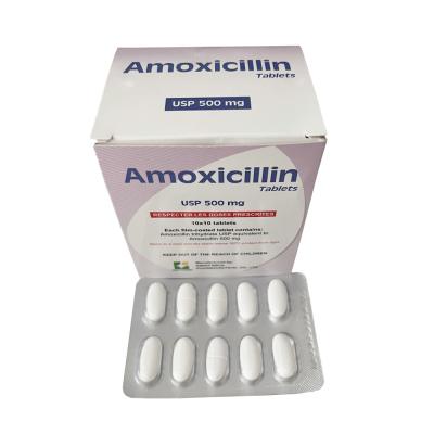 500mg 아목시실린 정제 백색 또는 미색 정제