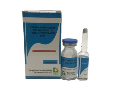 Polvo 1G de la inyección del sodio del Ceftriaxone de la cirugía/certificación de 0.5G GMP