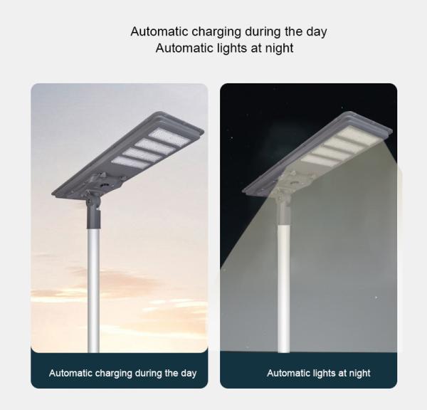 Quality Led Street Light With Solar Panel 100w 1.5W Lumileds 3030SMD With Intelligent for sale