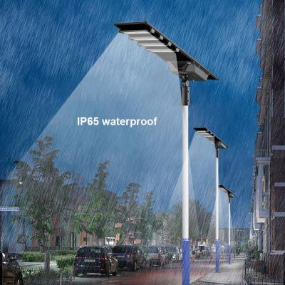 China 80w All In One Solar Street Light Modular Led Street Light With Remote Control for sale