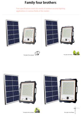 China Remote Control Solar Flood Light Smd Rechargeable 400 Watt Solar Flood Light for sale