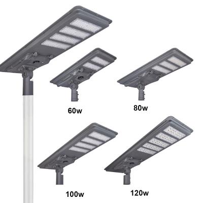 중국 오토 ON / OFF 타이밍 및 디밍 PIR 센서 옵션과 함께 모든 일인 태양광 거리 조명 판매용
