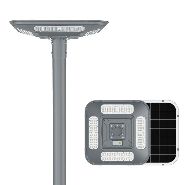 Quality Energy-saving Solar LED Lawn Bollard Lights Lamp Size 578*578*156MM Lumen 3200LM for sale