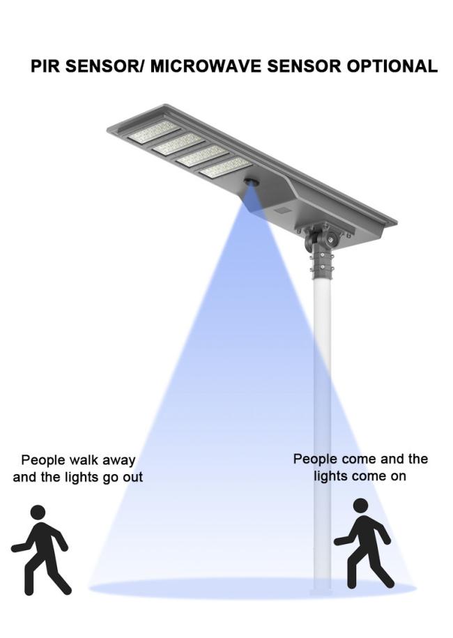 100w 200w 300w 400w 500w All in One Smart Solar Powered LED Street Light