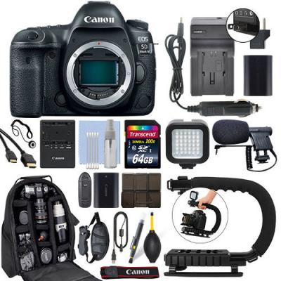 China Canon EOS 5D Mark IV 30.4MP Full Frame 4K DSLR Camera Body + 64GB Pro Video Kit for sale