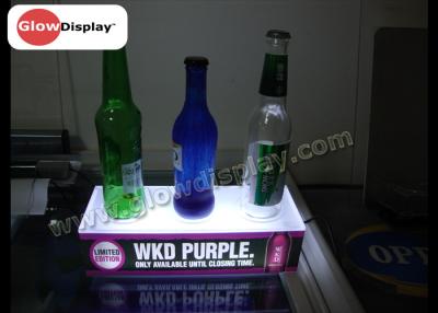 China Customize Acrylic LED Lighted Liquor Bottle Shelf for displaying brand or promoting product for sale