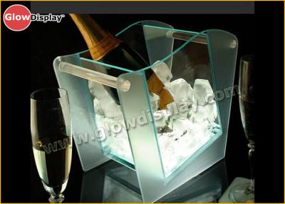 China Plastic Wine Bottle Led Light Up Ice Bucket In Party for sale