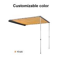 China Pull Out Retractable Car Awning Tent 250x200 cm Waterproof Aluminum Alloy for Camping for sale