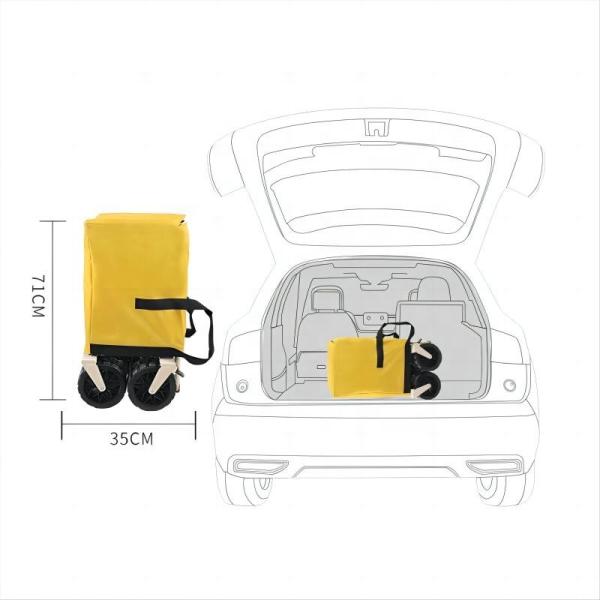 Quality Outdoor Folding Trolley Cart Inner Bottom Gathering ODM Collapsible Cart With for sale
