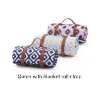 China Personalised Extra Large Packable Floral Picnic Blanket 200x150 cm Waterproof for sale