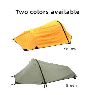 China 210T Polyester Camping Outdoor Tents Widened Breathable Hooped Bivvy Bag Tent for sale