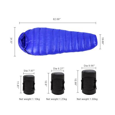 Cina Tempio freddo giù sacchetto per bambini impermeabile blu sacchetti per bambini 20D Nylon in vendita