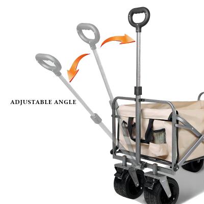 Cina Ruote di gomma Carro pieghevole polifunzionale hand truck pieghevole nero in vendita