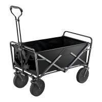 China Compact Folding Wagon Cart 80L 150kg Capacity Heavy Duty Collapsible Wagon for Outdoor Camping for sale