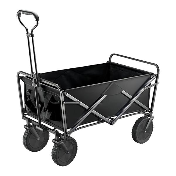 Quality Compact Folding Wagon Cart Adjustable Collapsible Wagon For Outdoor Camping for sale