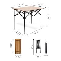 China Outdoor Portable High Table Lightweight Folding Table For Camping for sale