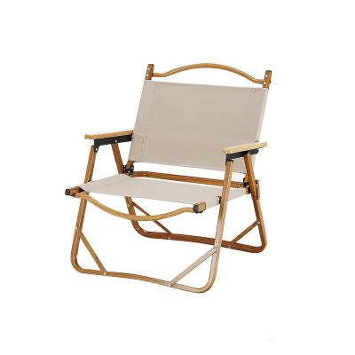 China Best Backpacking lightweight folding chair Collapsible Khaki Small Aluminum for sale