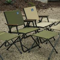 China Lightweight Aluminum Padded Folding Camping Chair 2.70kg 120kg Capacity for sale