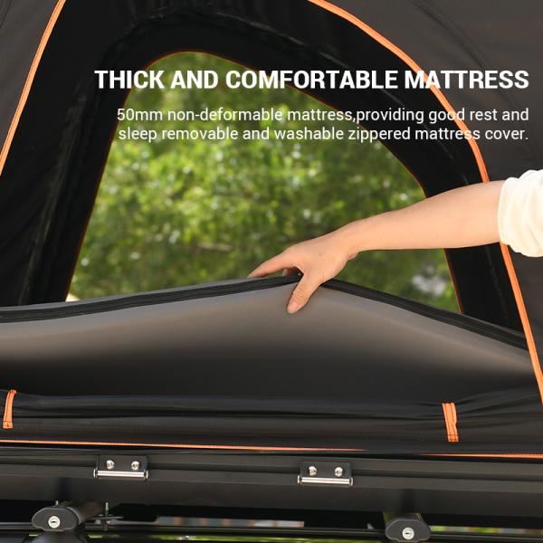 Quality Premium Grade Clamshell Aluminium Roof Tent 2 Person Car Tents Camping Outdoor for sale