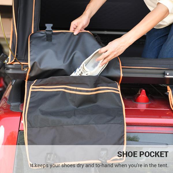 Quality Premium Grade Clamshell Aluminium Roof Tent 2 Person Car Tents Camping Outdoor for sale