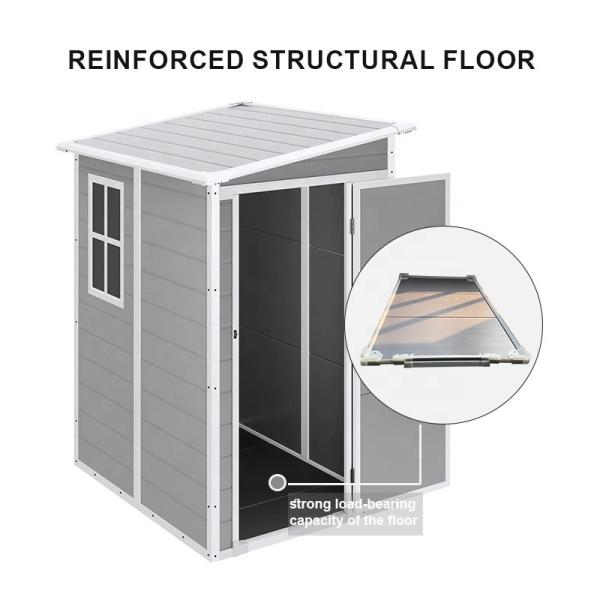 Quality Easy Assembly Garden Storage Shed Customized Color Outdoor Storage Shed for sale