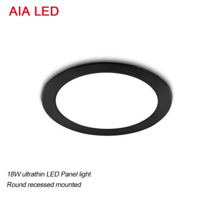 China Recessed mounted indoor round IP40 18W Ultrathin LED Panel light for drawing room decoration for sale