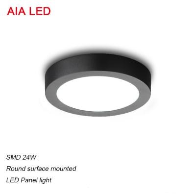 China Surface mounted inside round 300mm IP40 24W LED Panel light for living room for sale