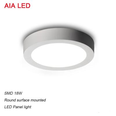 China Surface mounted inside Round White IP40 18W LED Panel light for bedroom ceiling decoration for sale