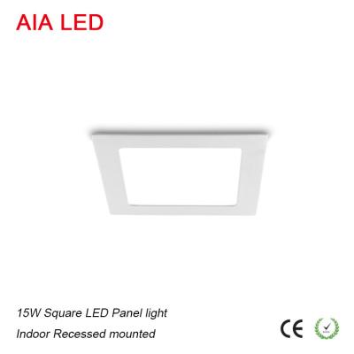 China Indoor square IP40 15W Ultrathin LED Panel lighting/led ceiling light for living room decoration for sale